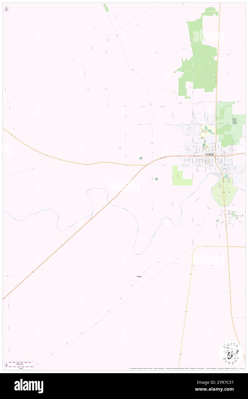 Map of goliad Cut Out Stock Images & Pictures - Alamy
