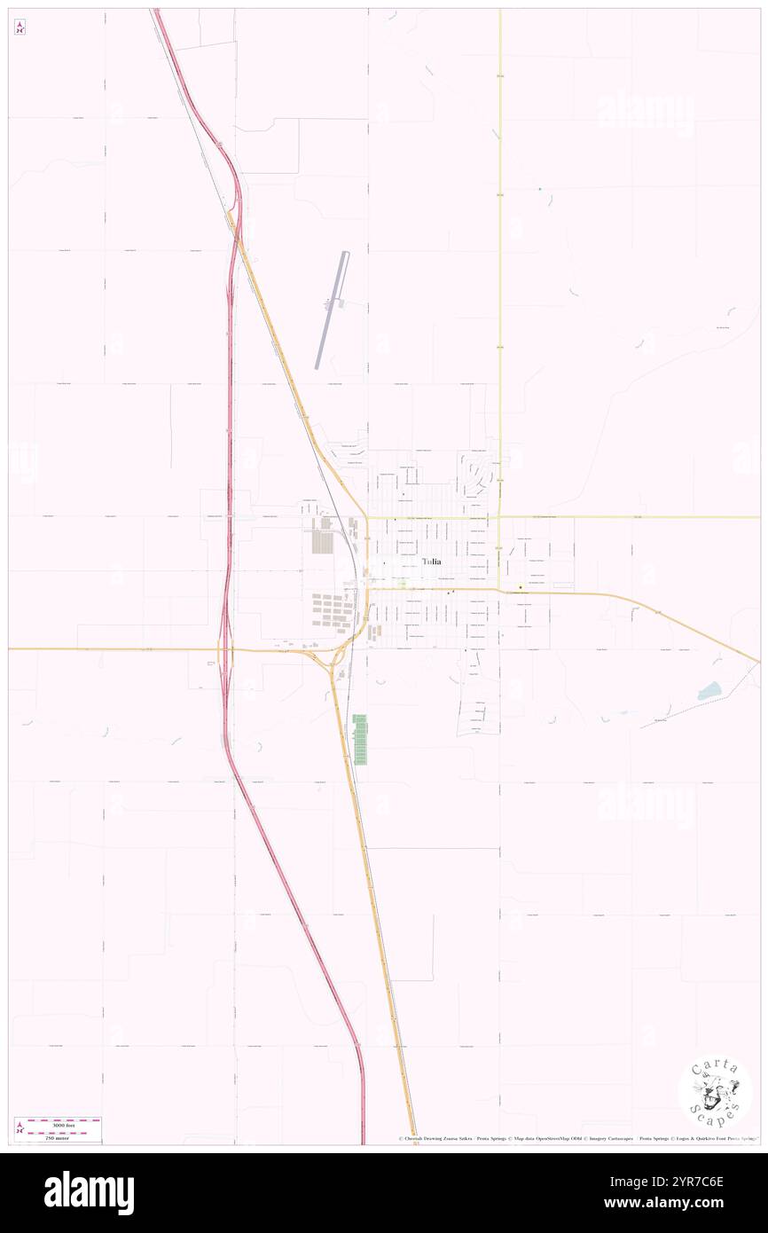 Map of tulia Cut Out Stock Images & Pictures - Alamy