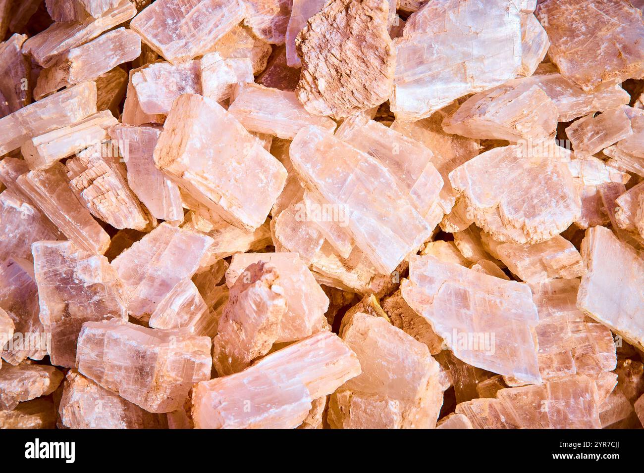 Translucent Mineral Crystals Close Up with Textured Layers Stock Photo ...