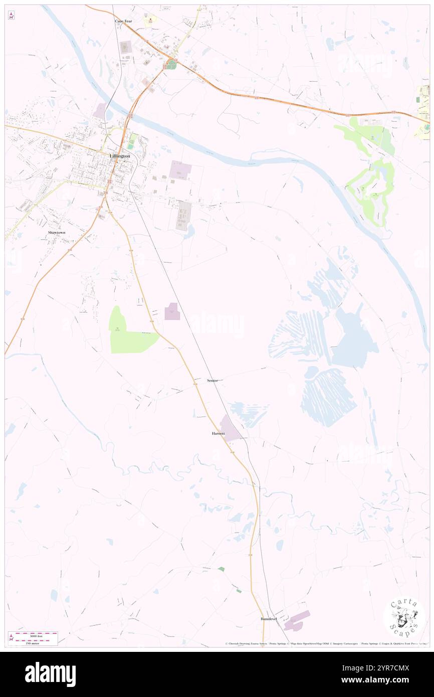 Harnett county map Cut Out Stock Images & Pictures - Alamy