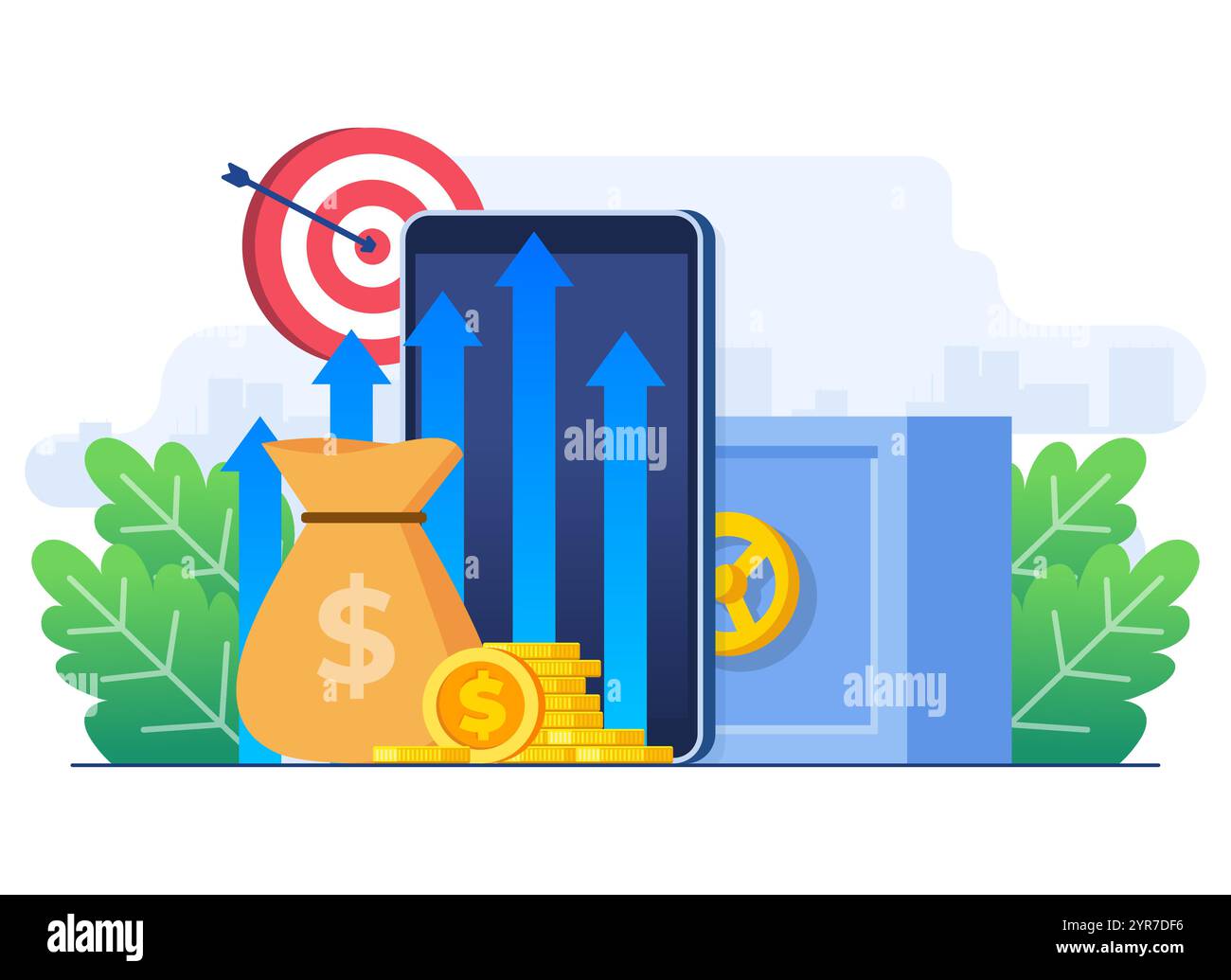 Invest investment financial income Cut Out Stock Images & Pictures - Alamy