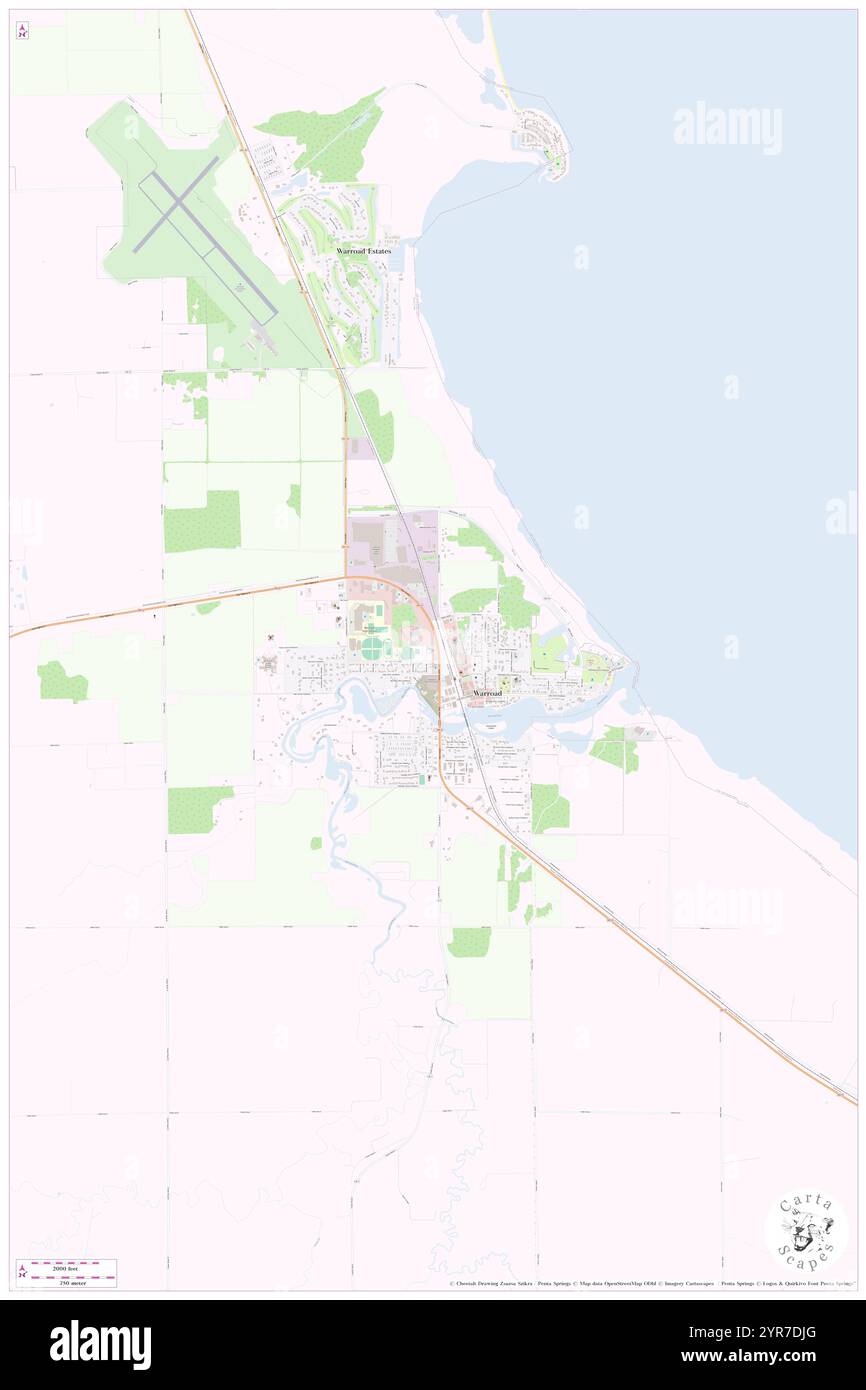 Warroad map Cut Out Stock Images & Pictures - Alamy