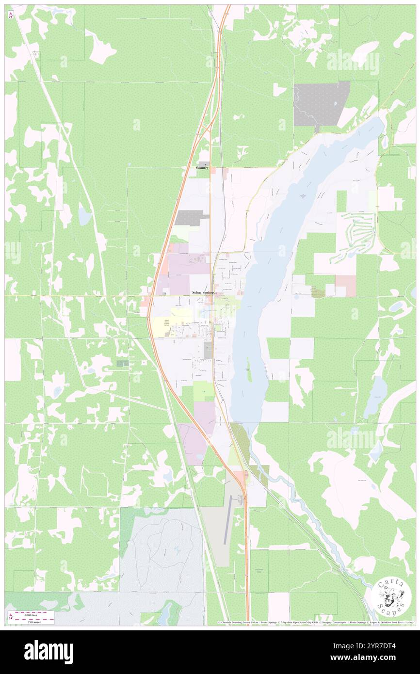 Solon springs map Cut Out Stock Images & Pictures - Alamy