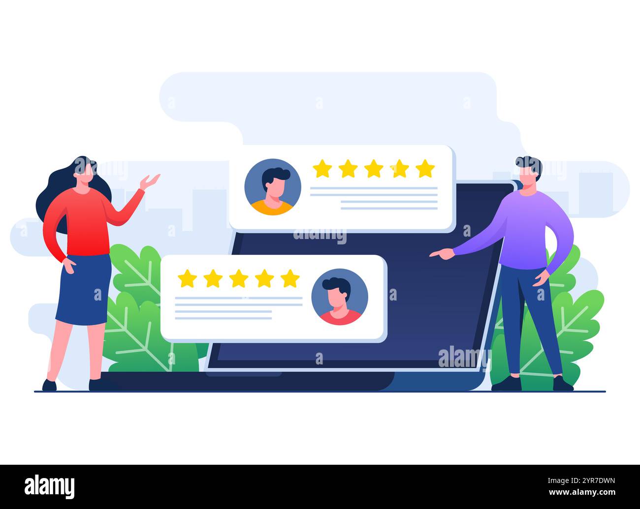 Review feedback template Stock Vector Images - Alamy