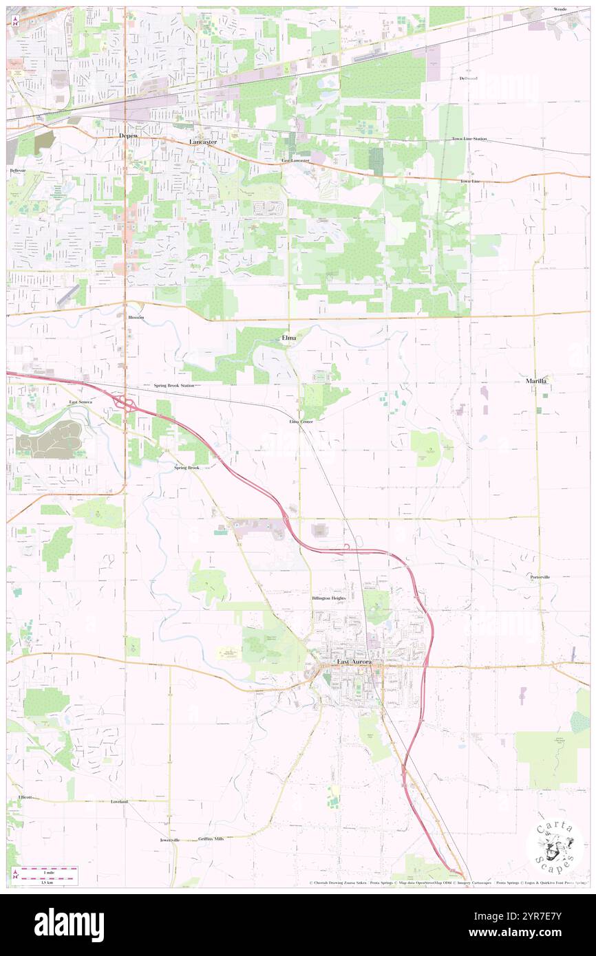 Town of Elma, Erie County, US, United States, New York, N 42 49' 23 ...