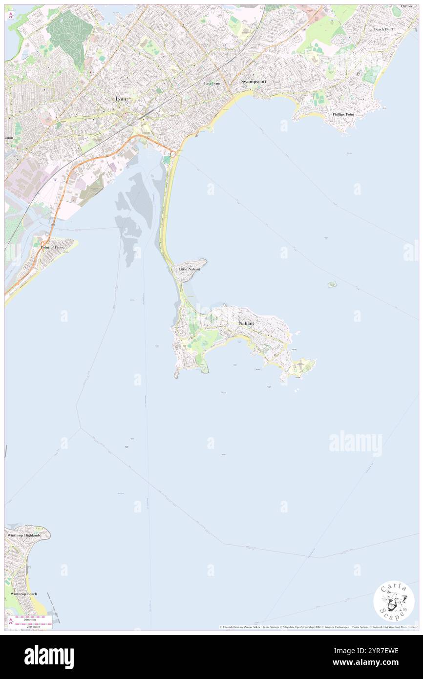 Nahant map Cut Out Stock Images & Pictures - Alamy