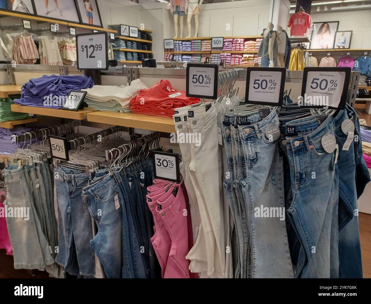 Toronto, On, Canada - August 9, 2024: Indoor view of the new collection ...