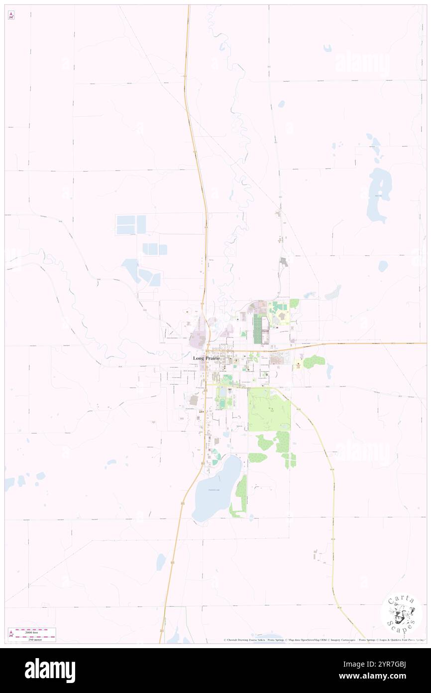 Long Prairie, City of, Todd County, US, United States, Minnesota, N 45 ...