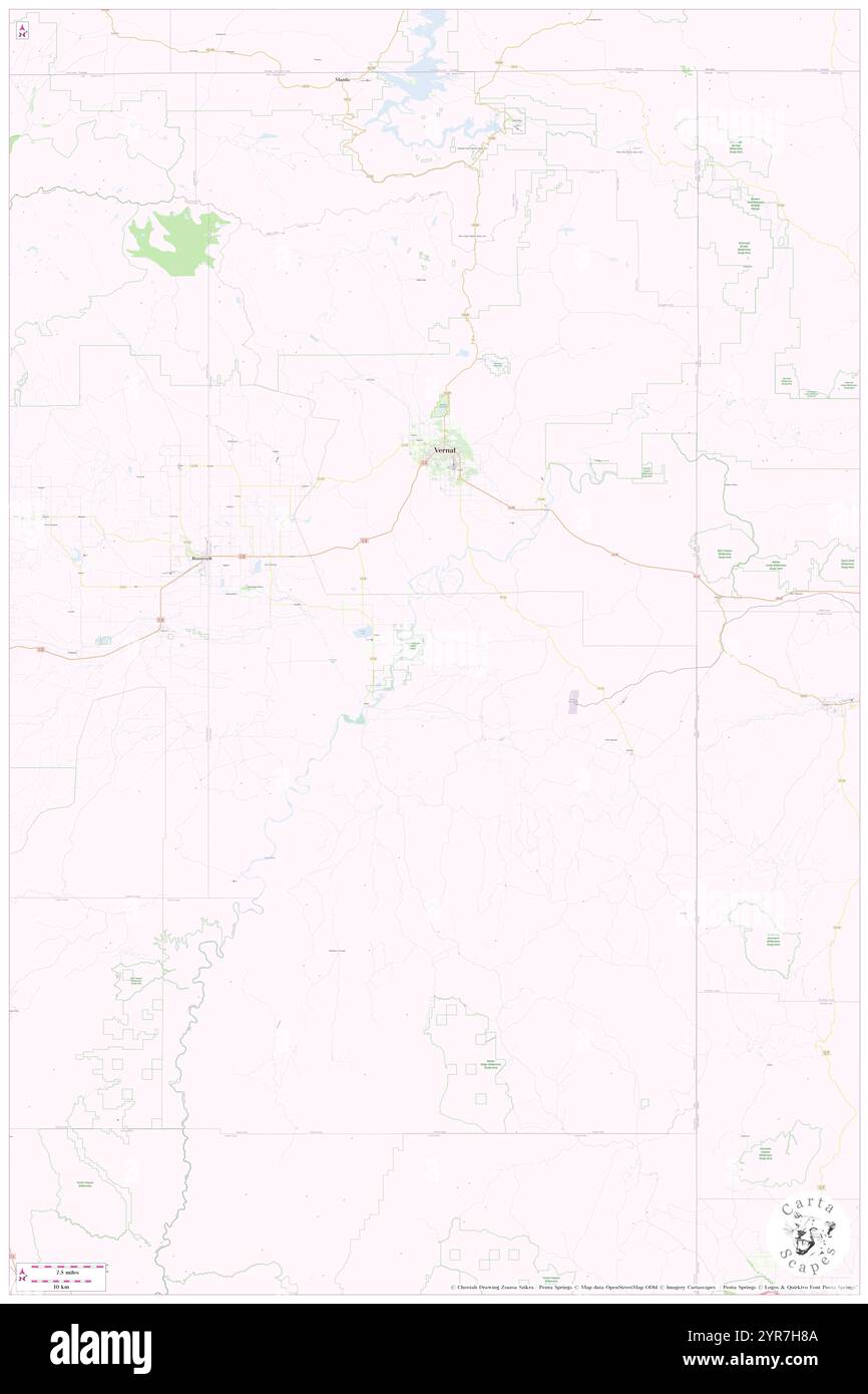 Uintah map hi-res stock photography and images - Alamy