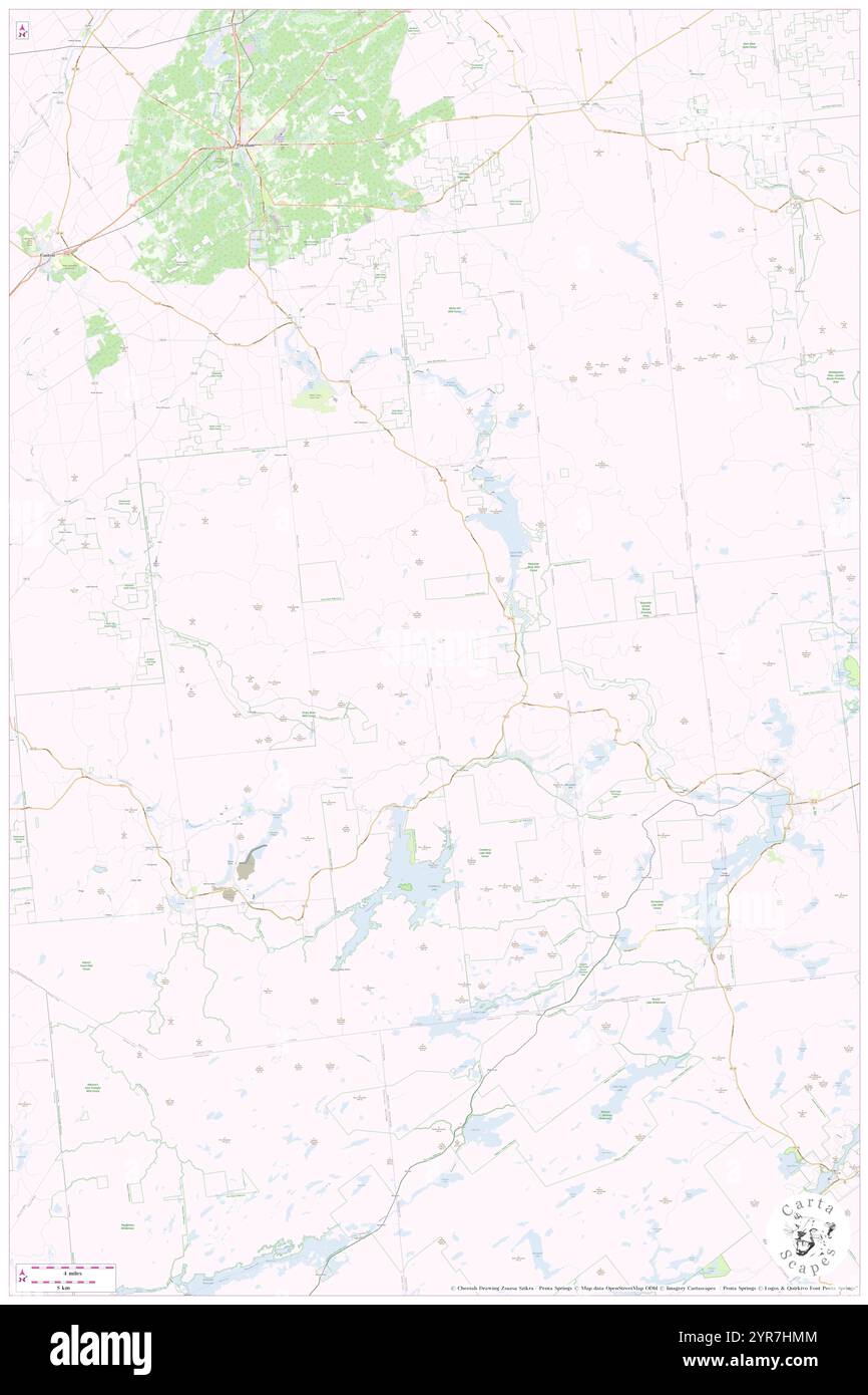 Map of colton new york Cut Out Stock Images & Pictures - Alamy