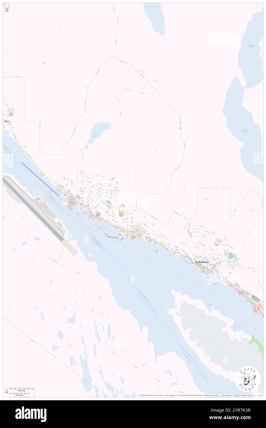 Map of ketchikan gateway hi-res stock photography and images - Alamy