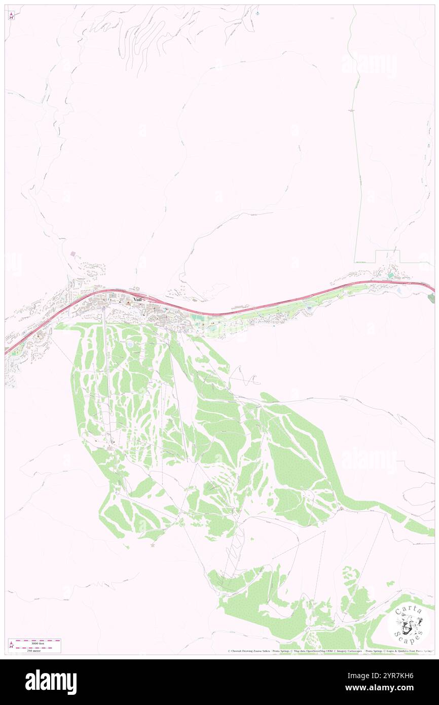 Vail map Cut Out Stock Images & Pictures - Alamy