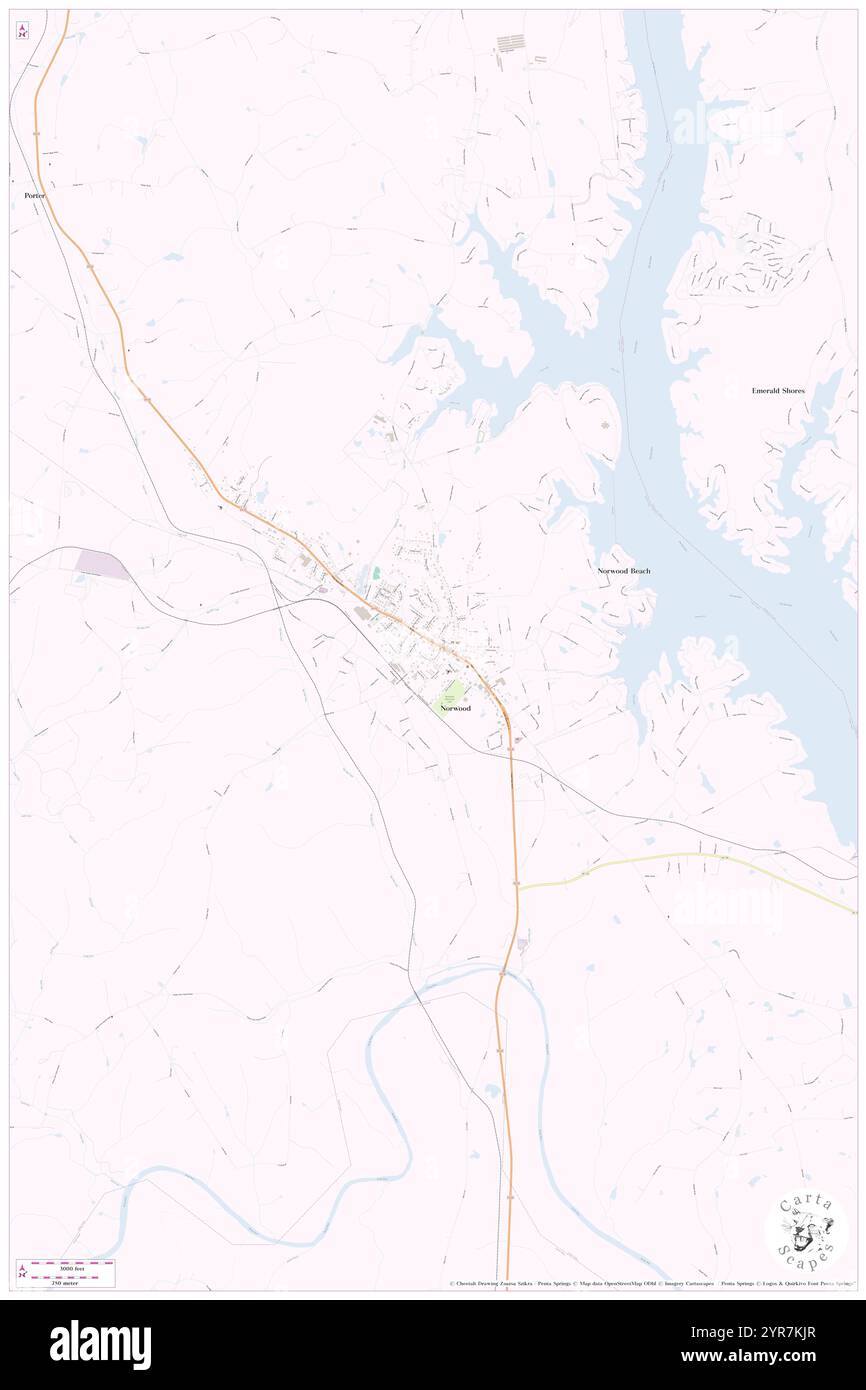Stanly county map hi-res stock photography and images - Alamy