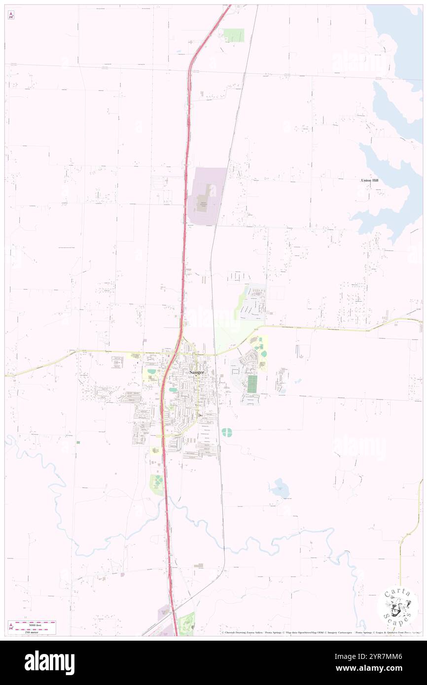 Map of sanger Cut Out Stock Images & Pictures - Alamy