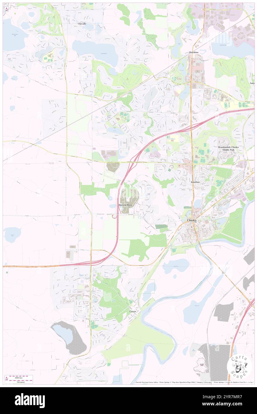 Chaska map hi-res stock photography and images - Alamy