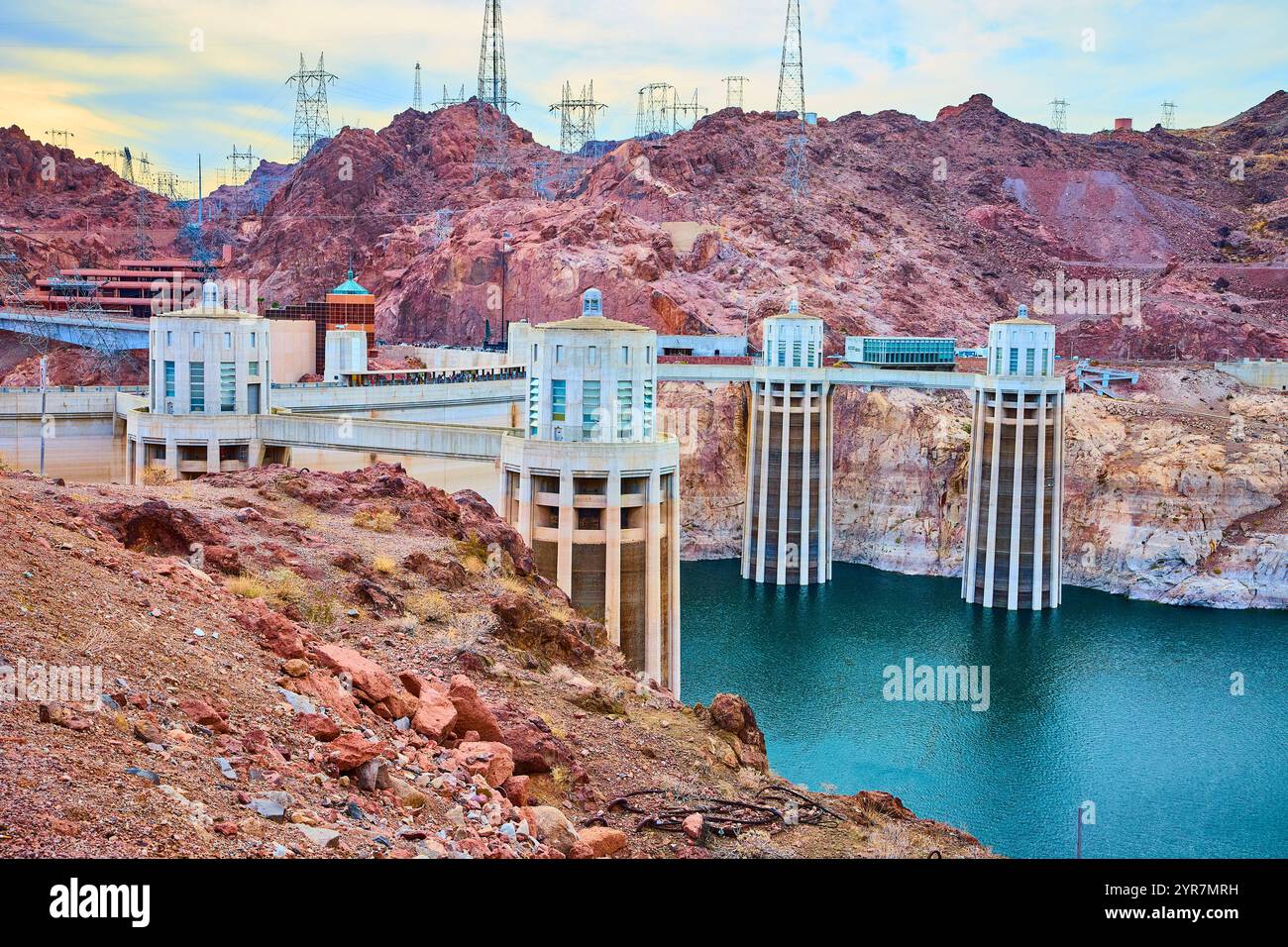 Iconic hoover dam infrastructure hi-res stock photography and images ...