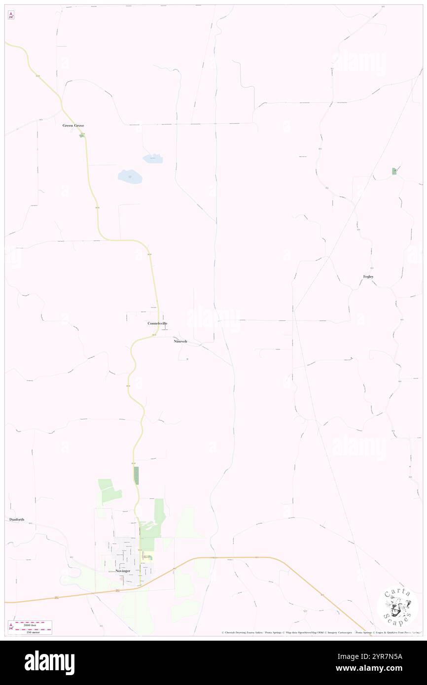 Township of Nineveh, Adair County, US, United States, Missouri, N 40 16 ...