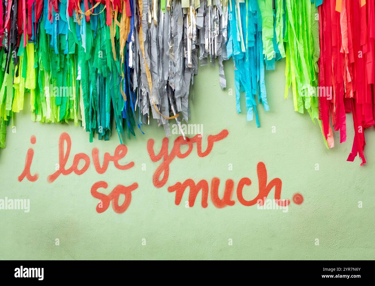 Austin love you so much mural hi-res stock photography and images - Alamy