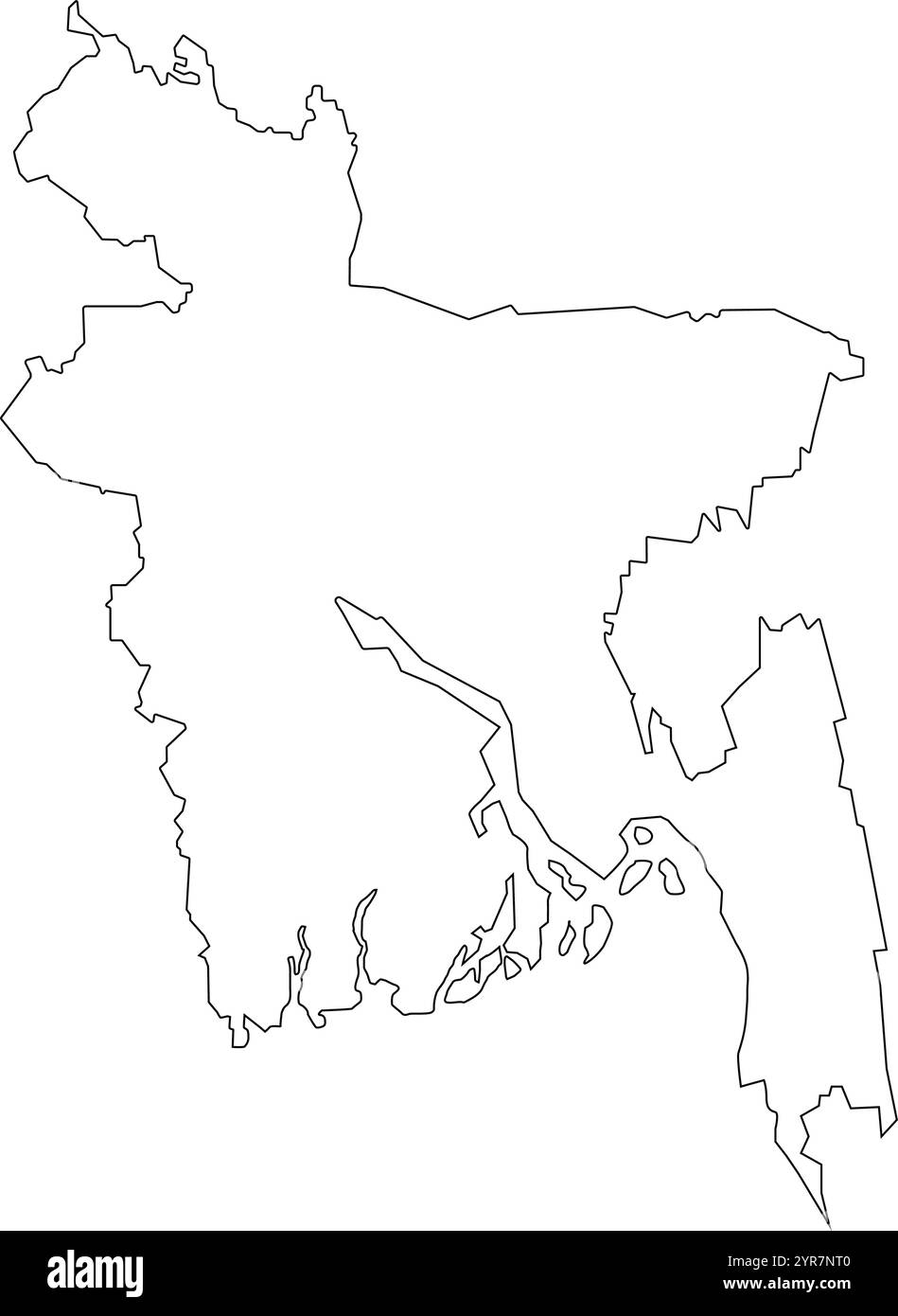 Bangladesh map icon illustration design Stock Vector Image & Art - Alamy