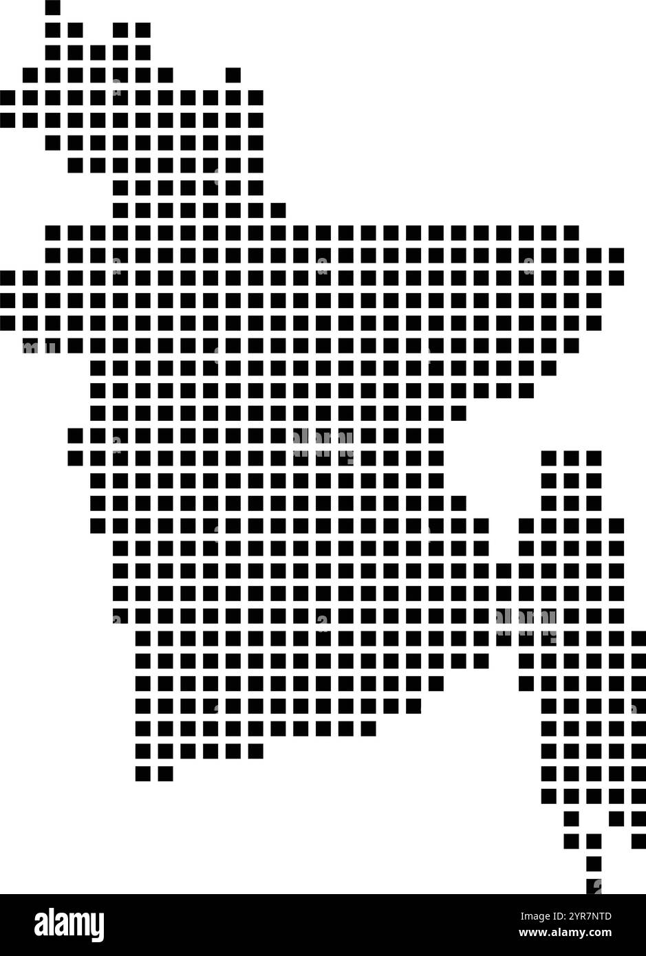 Map bangladesh sign silhouette Stock Vector Images - Alamy