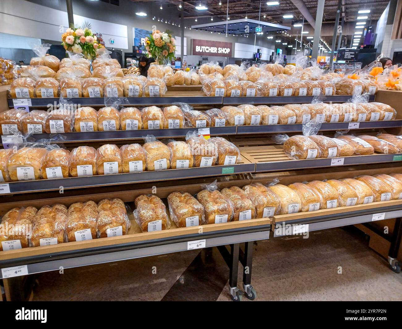 Toronto, On, Canada - August 28, 2024: View at the bakery department in ...