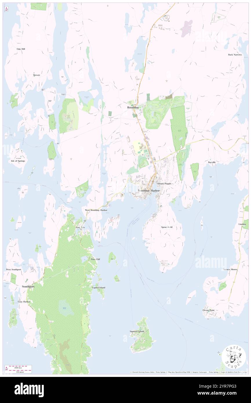 Boothbay harbor maine Cut Out Stock Images & Pictures - Alamy