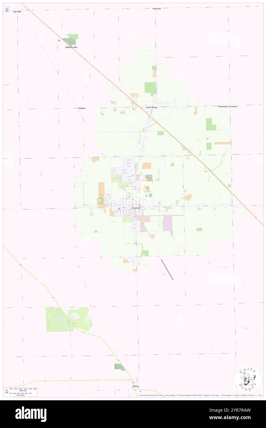Village of Arcanum, Darke County, US, United States, Ohio, N 39 59' 32 ...