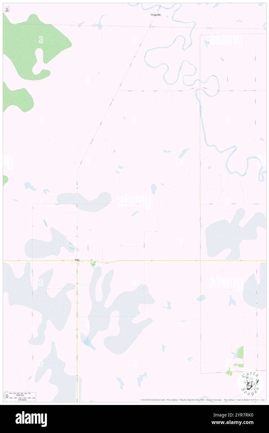 Map of effie minnesota hi-res stock photography and images - Alamy