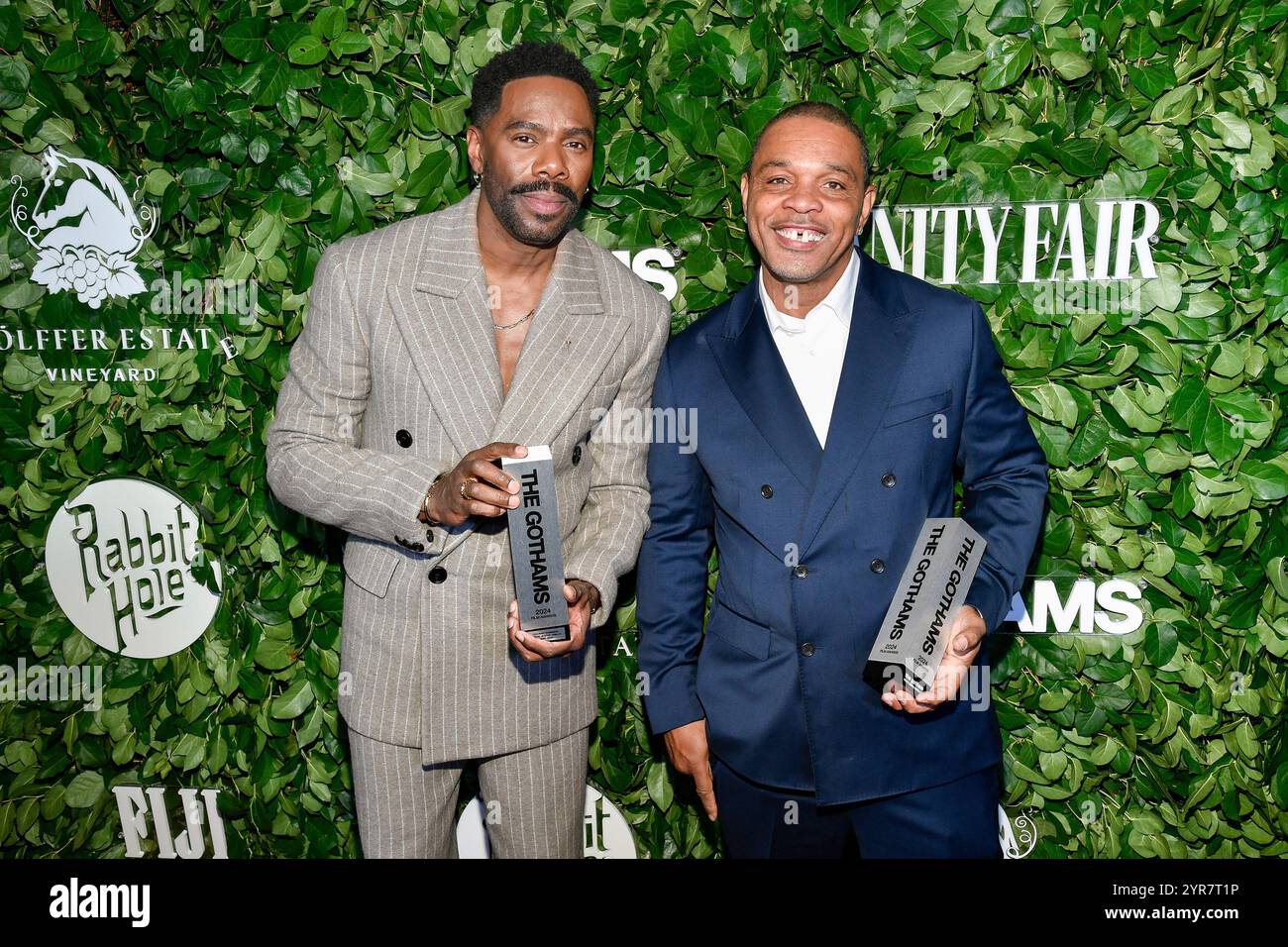 Colman Domingo, left, and Clarence Maclin pose with their social ...