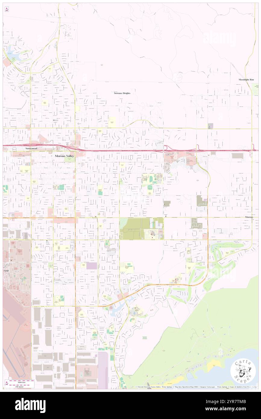 Map of moreno valley hi-res stock photography and images - Alamy