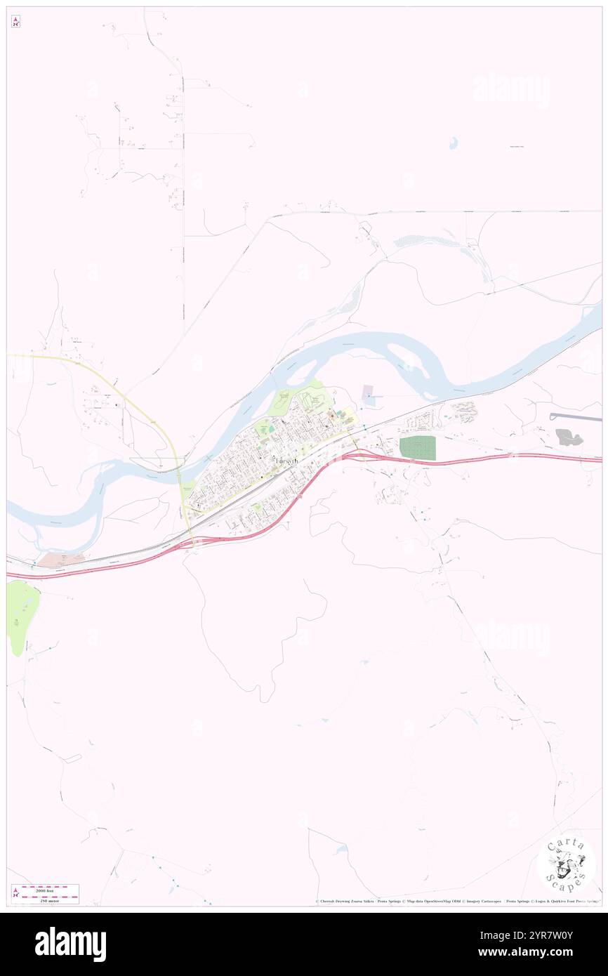 Forsyth montana map Cut Out Stock Images & Pictures - Alamy