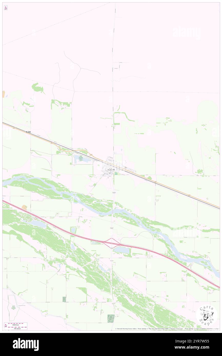 Maxwell nebraska map Cut Out Stock Images & Pictures - Alamy
