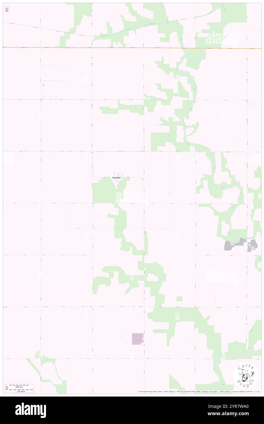 City of Hatfield, Pipestone County, US, United States, Minnesota, N 43 ...