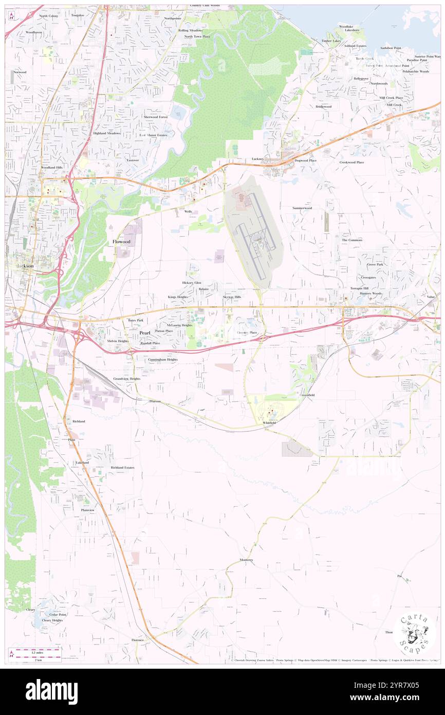 Pearl mississippi map Cut Out Stock Images & Pictures - Alamy