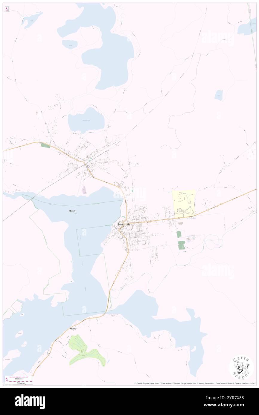 Tupper lake map Cut Out Stock Images & Pictures - Alamy