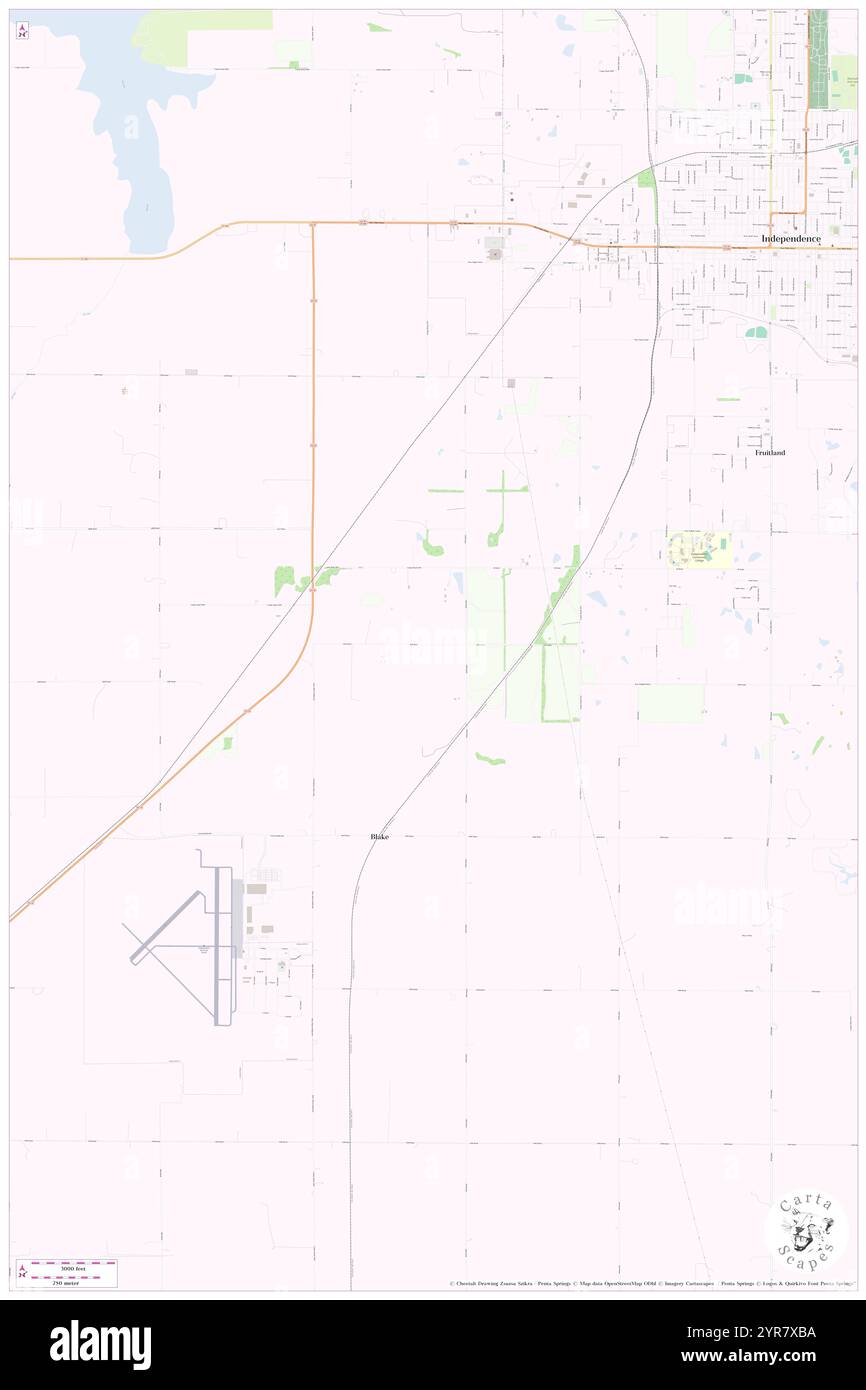 Independence kansas map Cut Out Stock Images & Pictures - Alamy