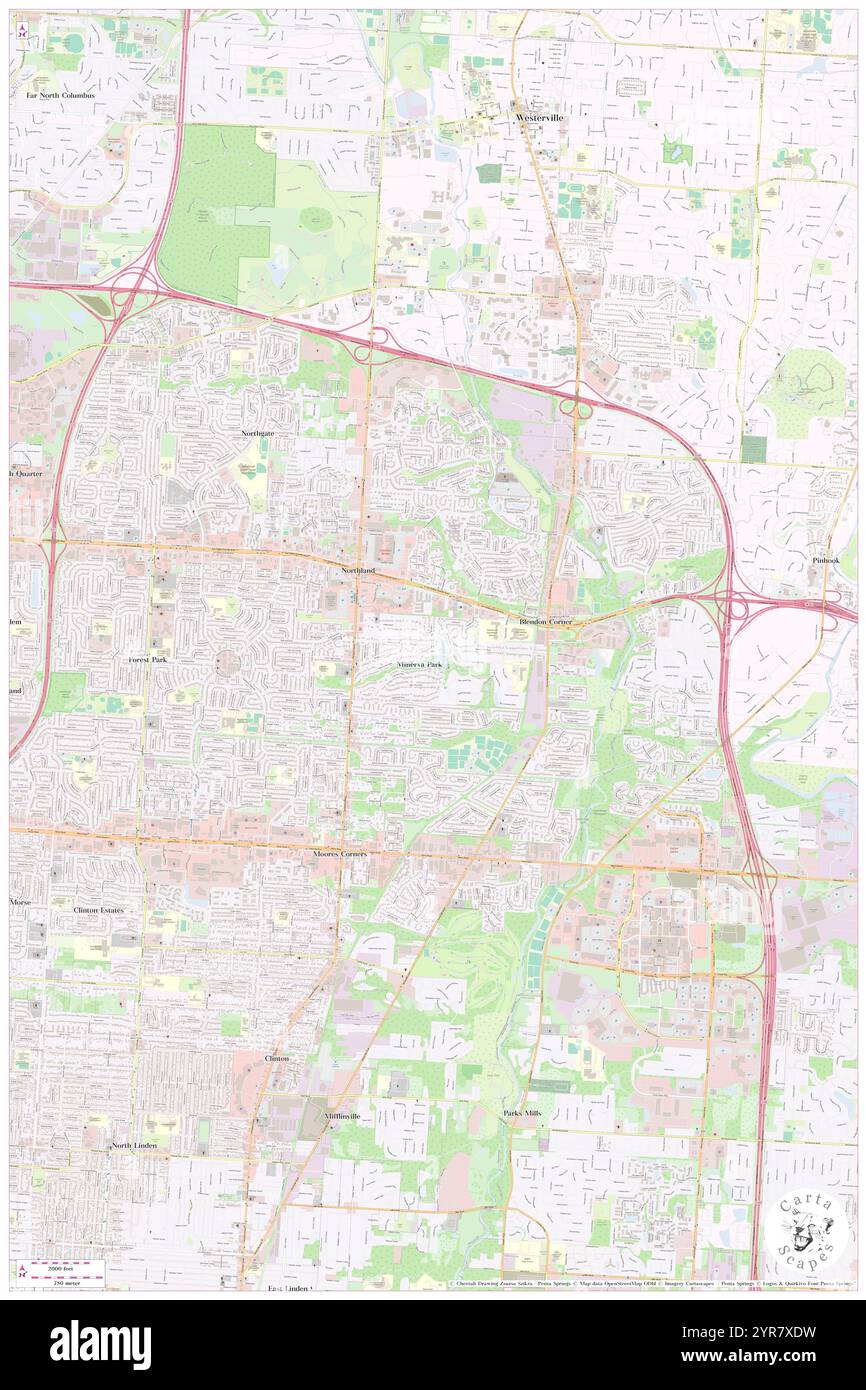 Minerva ohio map Cut Out Stock Images & Pictures - Alamy