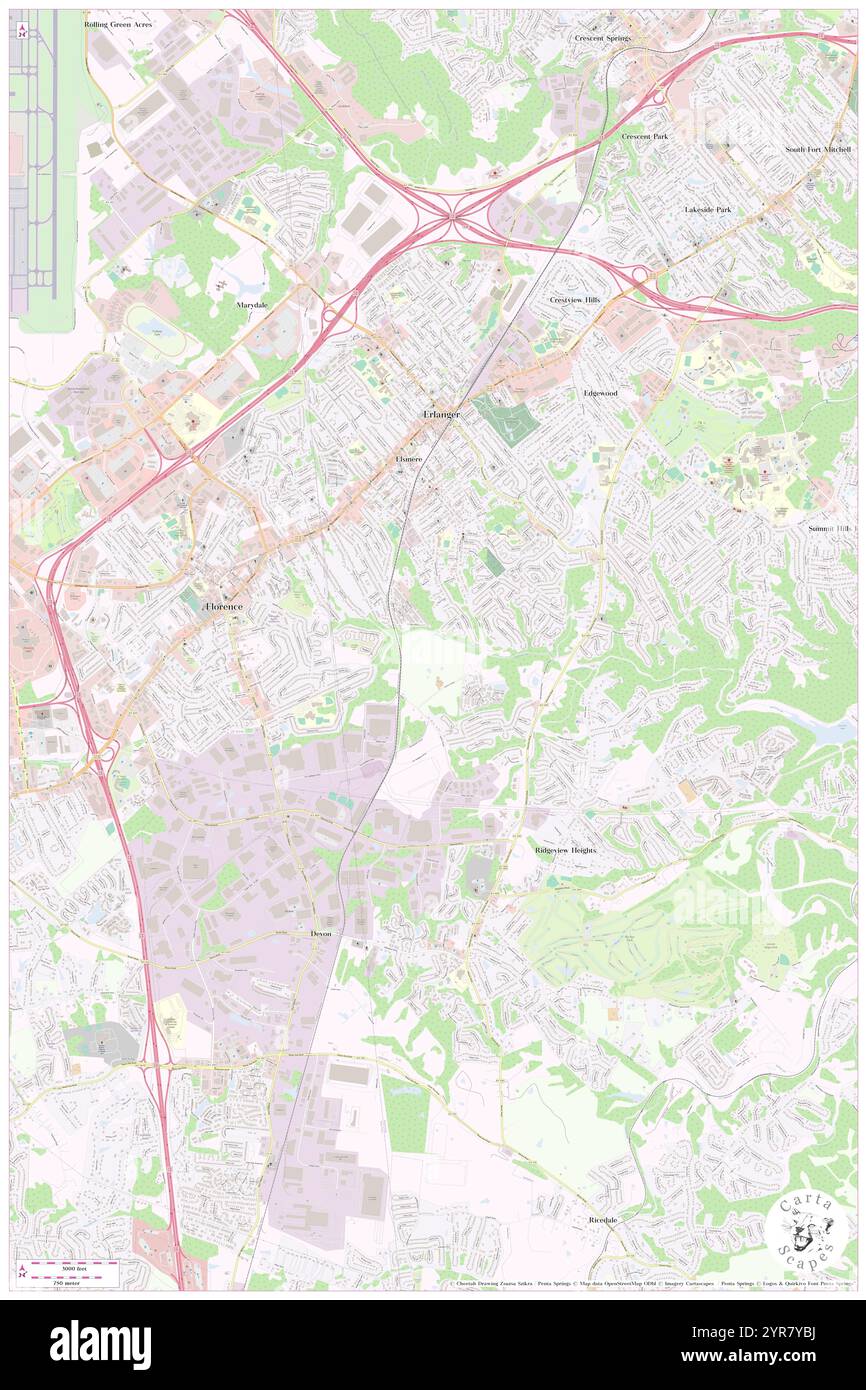City of Elsmere, Kenton County, US, United States, Kentucky, N 38 59 ...