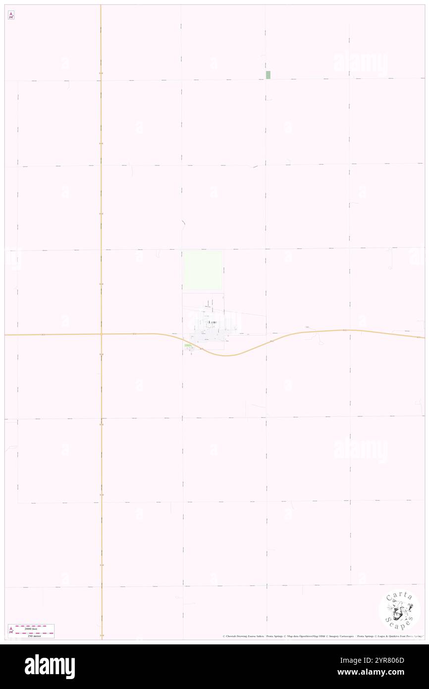 Town of Lane, Jerauld County, US, United States, South Dakota, N 44 4 ...