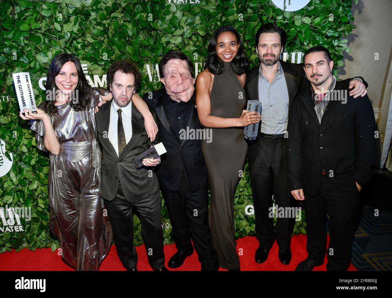 From left, Vanessa McDonnell, Aaron Schimberg, Adam Pearson, Gabriel ...