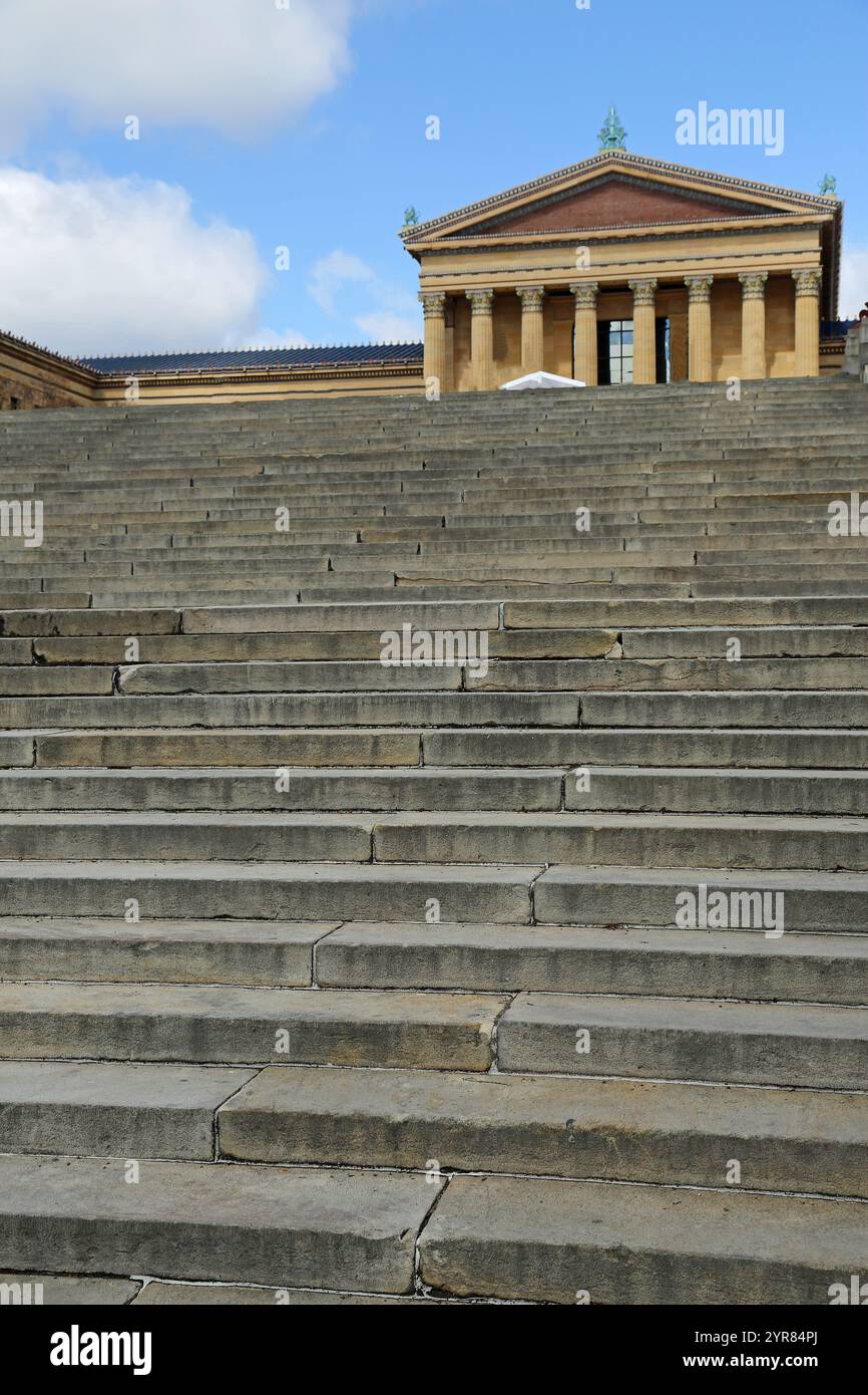 Rocky steps vertical - Philadelphia Museum of Art, Pennsylvania Stock ...