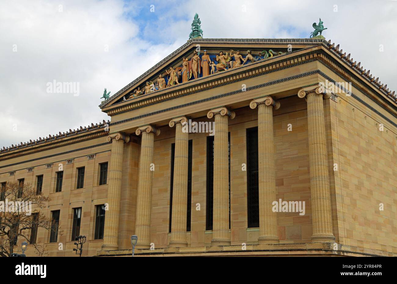 Greek revival style of Philadelphia Museum of Art, Pennsylvania Stock ...