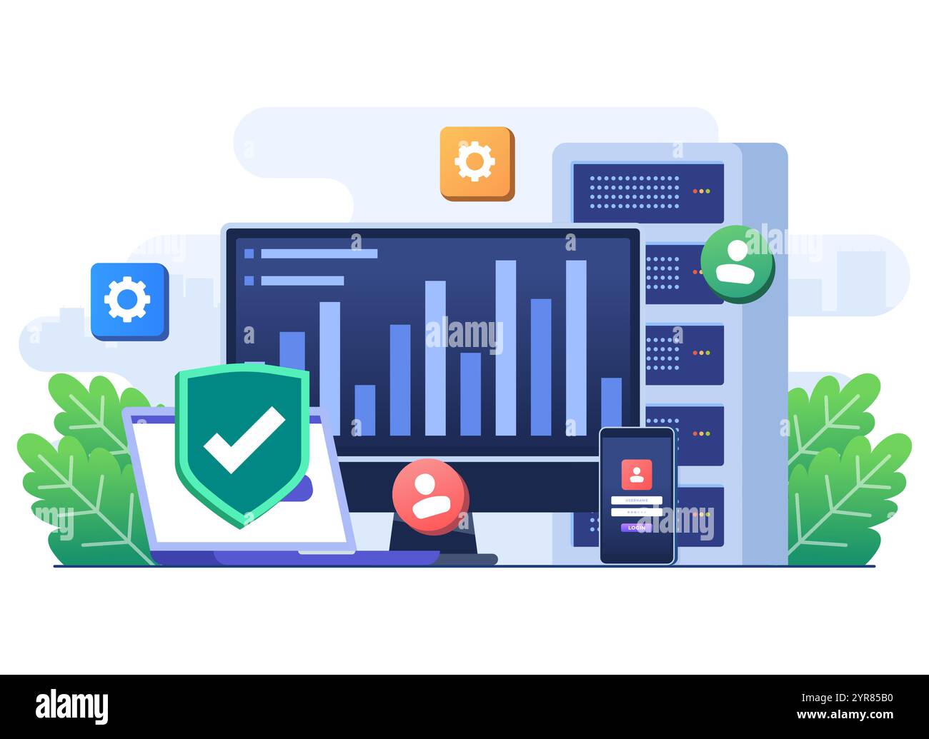 Secure file upload computer hi-res stock photography and images - Alamy