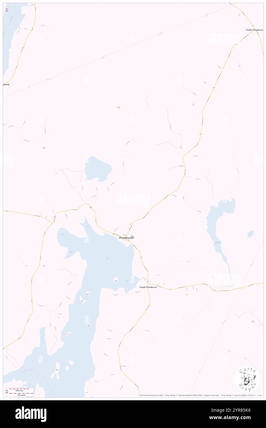 Town of Penobscot, Hancock County, US, United States, Maine, N 44 28 ...