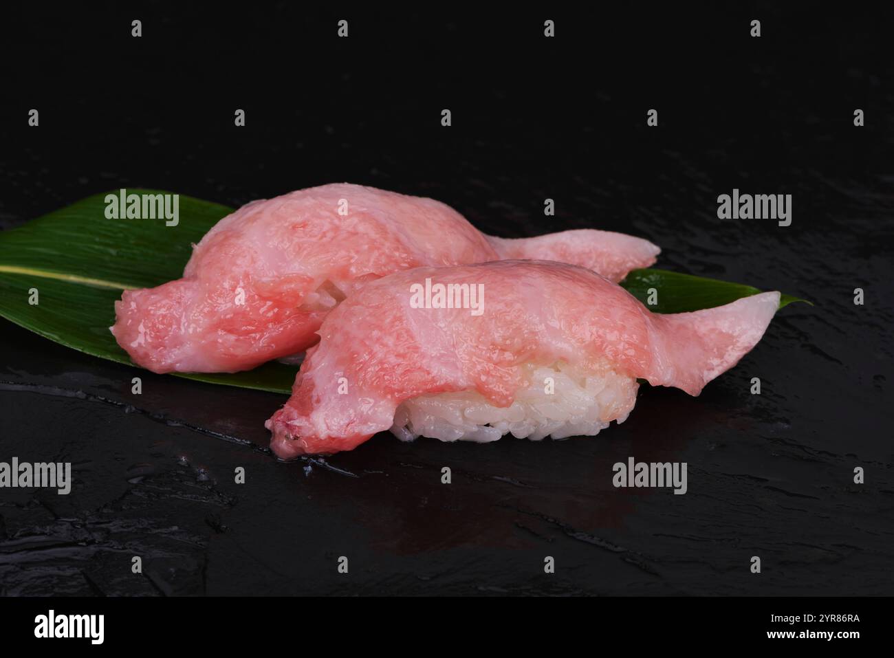 Pacific bluefin tuna (O-toro), Very Fatty Tuna Stock Photo - Alamy