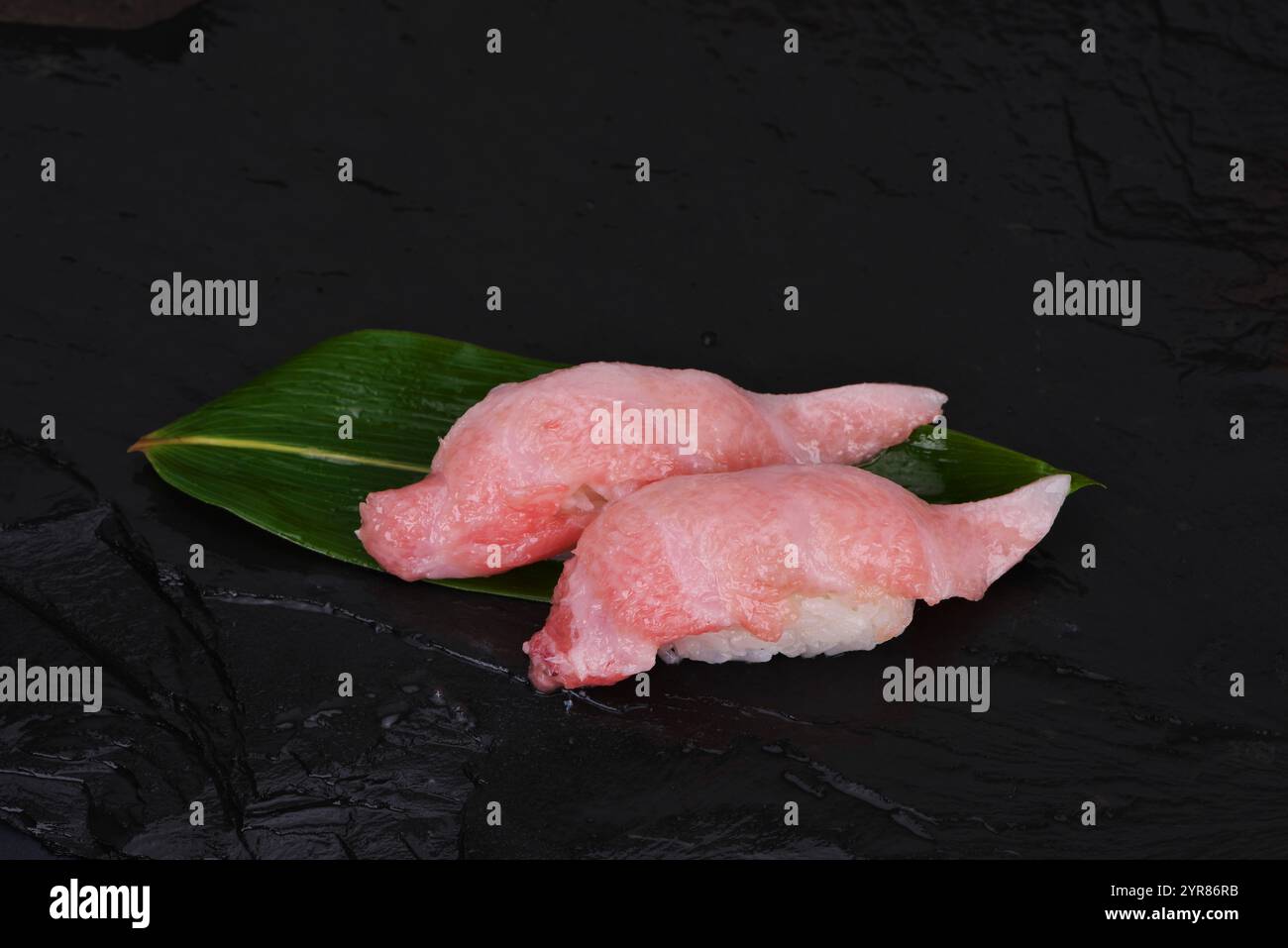 Pacific bluefin tuna (O-toro), Very Fatty Tuna Stock Photo - Alamy