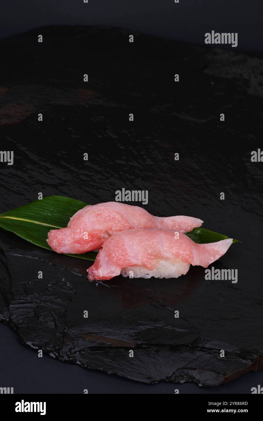 Pacific bluefin tuna (O-toro), Very Fatty Tuna Stock Photo - Alamy