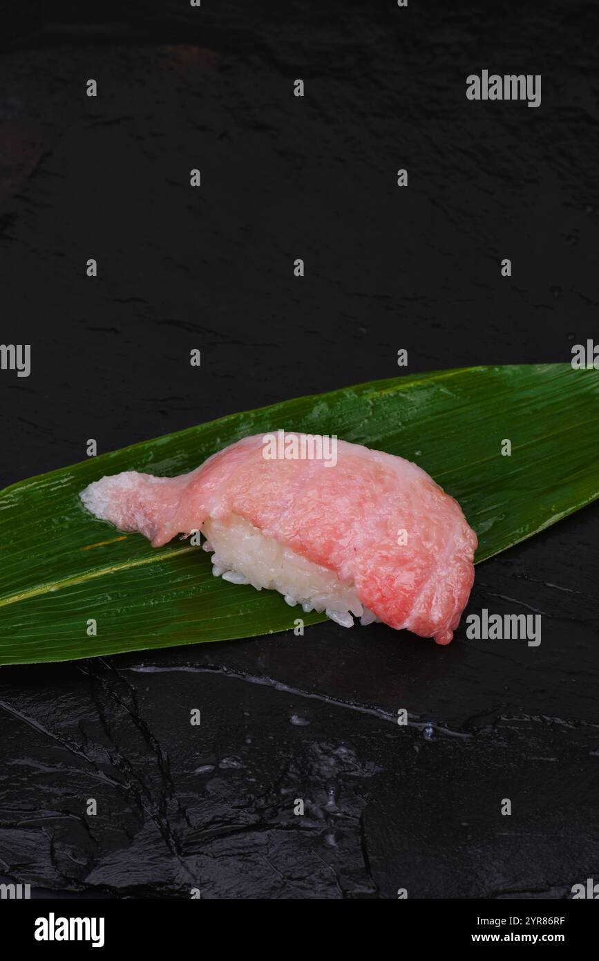 Pacific bluefin tuna (O-toro), Very Fatty Tuna Stock Photo - Alamy