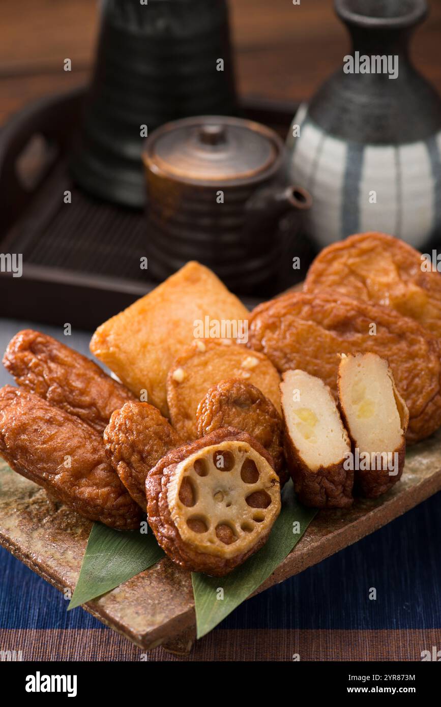 Satsuma-age (deep fried ball of fish paste Stock Photo - Alamy
