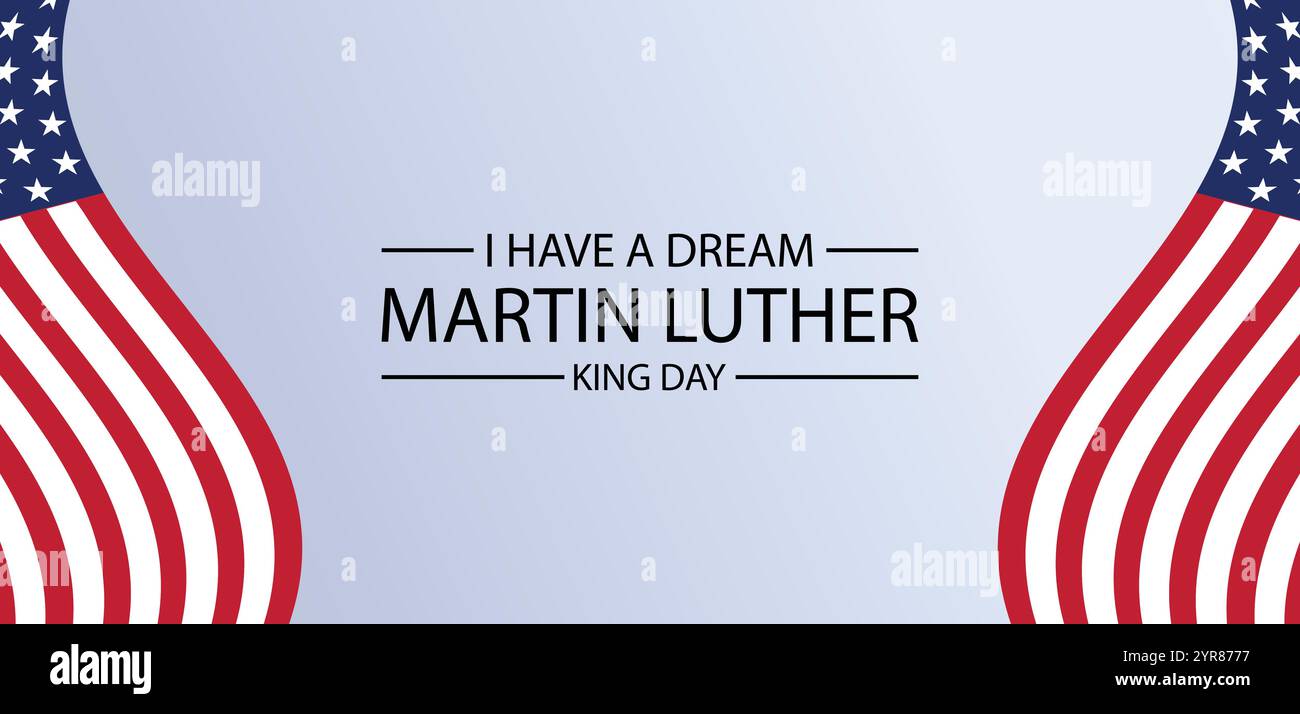 Reflecting on Martin Luther King Day An Ode to Dreams Stock Vector ...